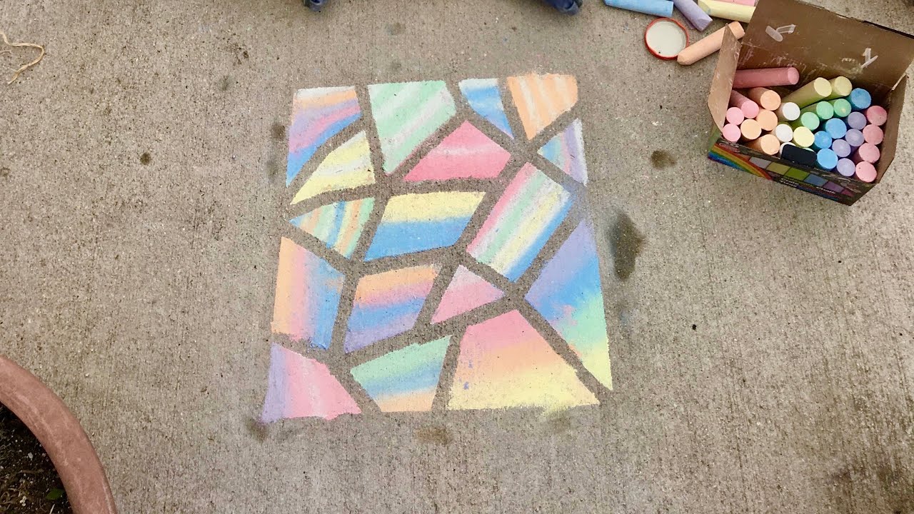 Driveway Chalk Art - YouTube