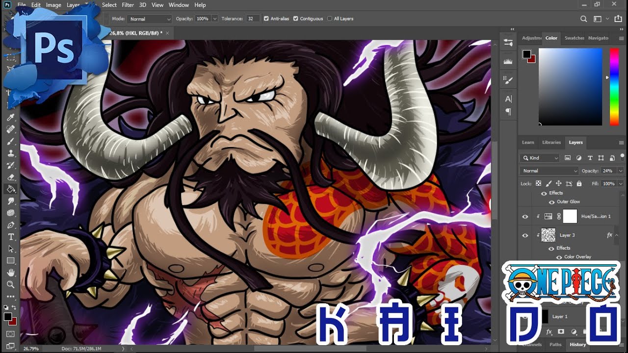 DRAWING KAIDO CHIBI - DIGITAL ART TIMELAPSE - YouTube