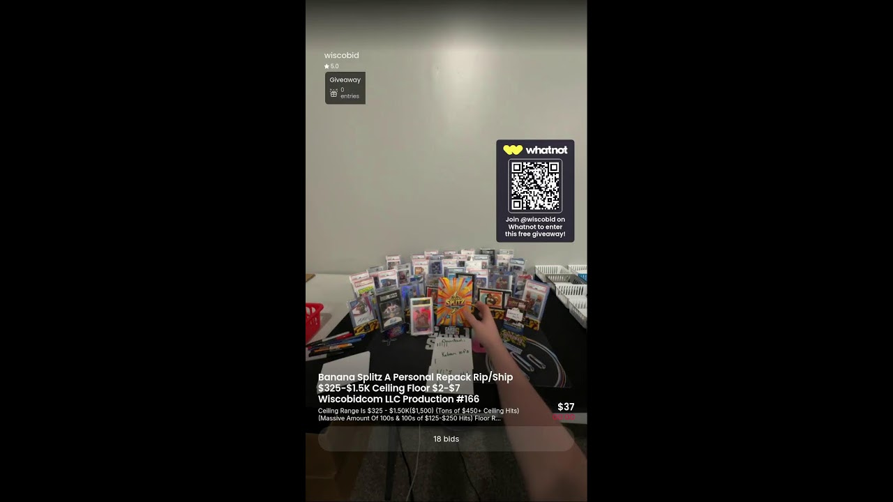 Repacks 🧃🍌🧃🍌🧃🍌🧃🍌 Banana Splitzzzzzz @ $1 High End WAX Autos Slabs ...