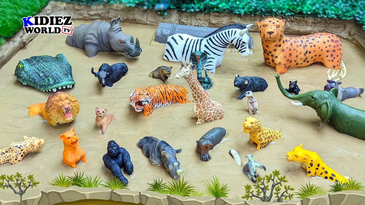 Jungle Rescue: Saving African Jungle Animals Stuck in Mud! Rhino, Hippo ...