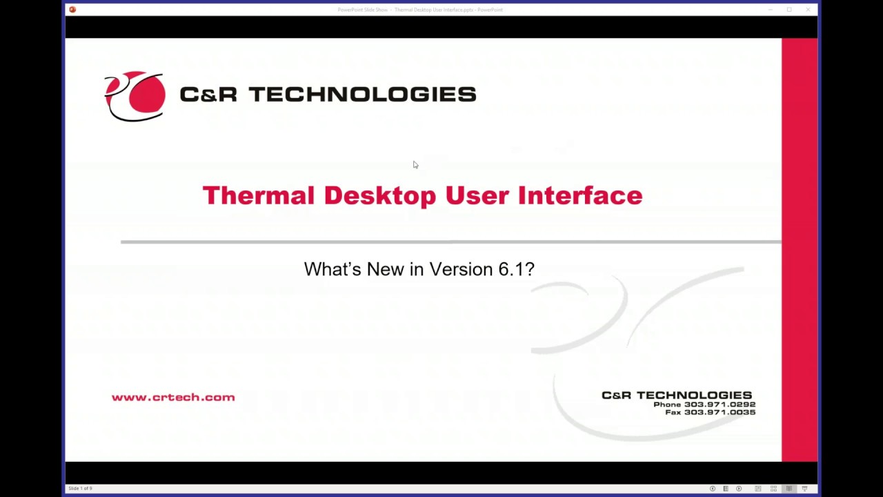 Thermal Desktop User Interface: What's New in Version 6 1 - YouTube