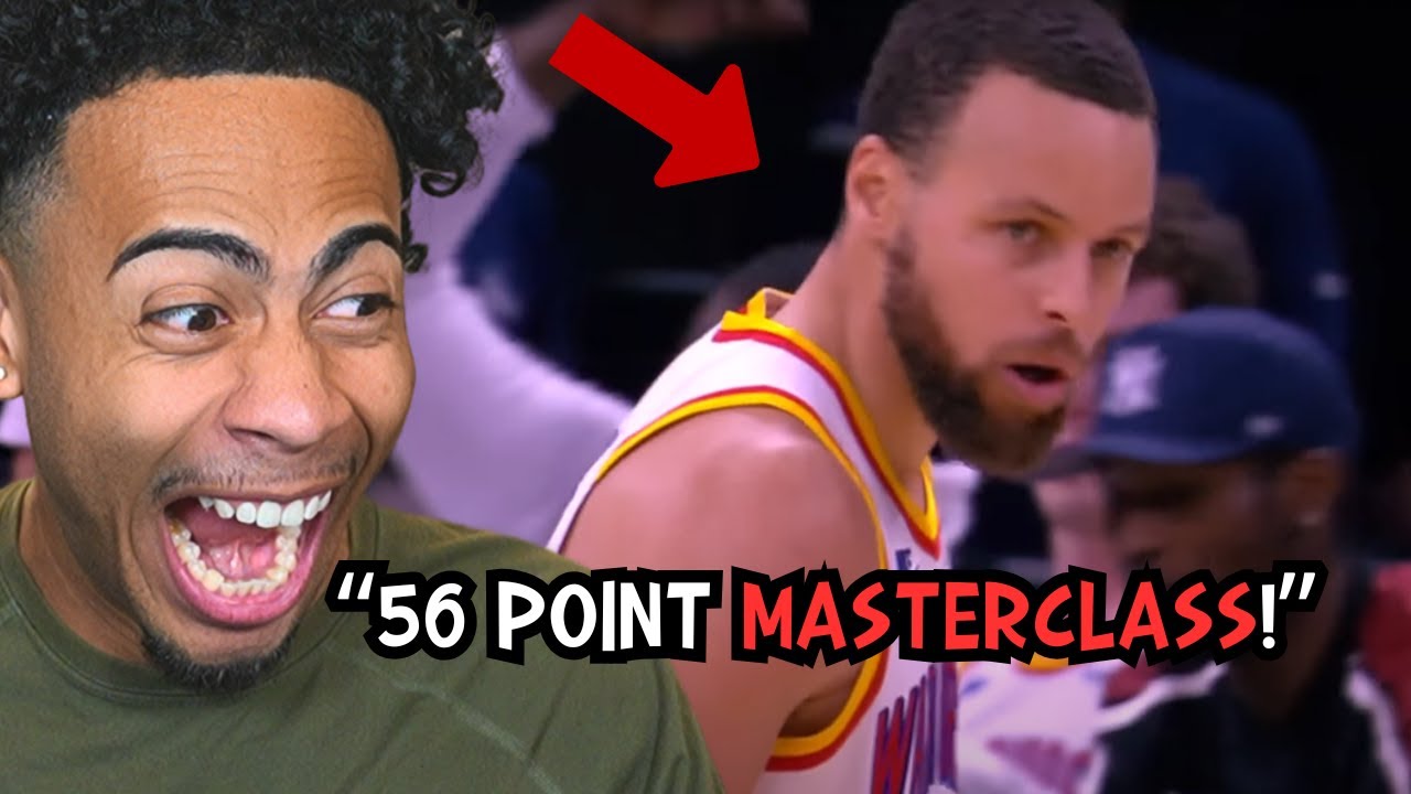 CURRY 56 PT MASTERCLASS! Qballer reacts to WARRIORS at MAGIC FULL GAME ...