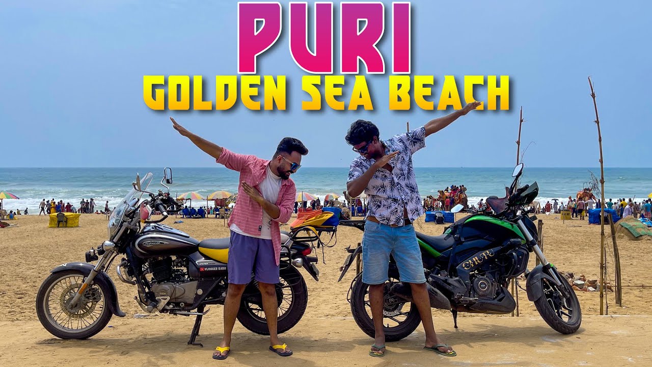 Puri Golden Sea Beach Tour 🏖️| Puri Jagannath Mandir Visit | Puri Sea ...