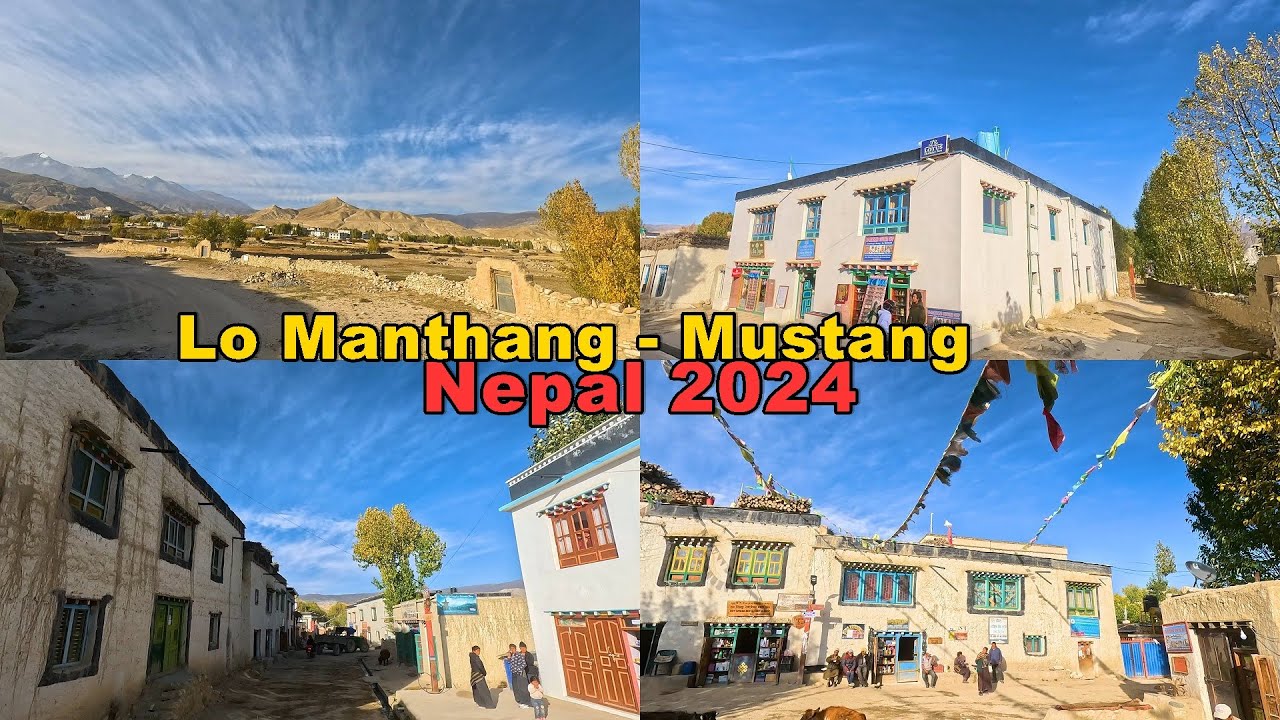 🇳🇵 Lo Manthang, Mustang - 4K Off Road Driving Tour Ghami Village to Lo ...