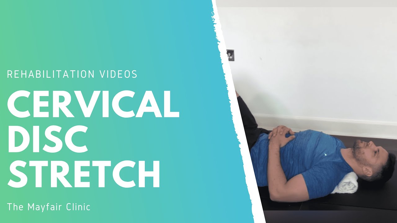 Cervical Disc Stretch | Best Stretch For Neck Pain - YouTube