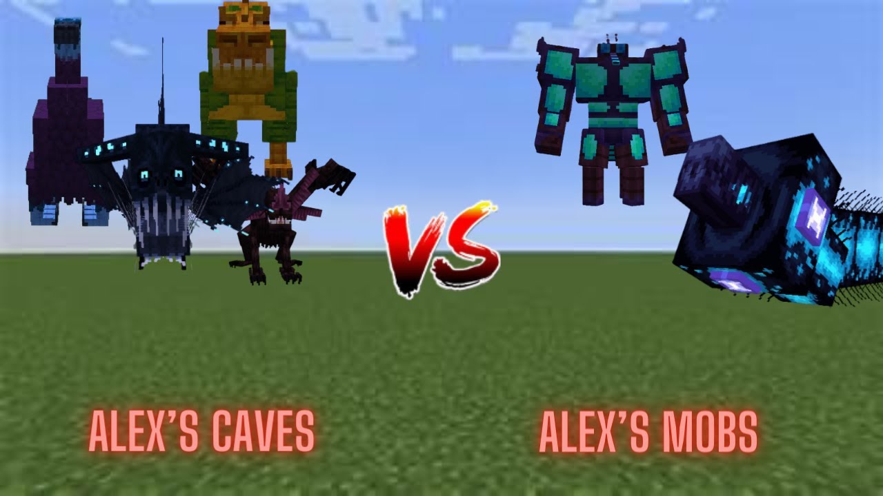 Alex's Mobs Vs. Alex's Caves - YouTube