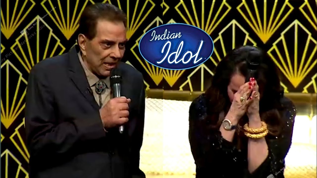 OMG | Mumtaz 💕Dharmendra Ji Emotional-Indian Idol Season 13 Full ...