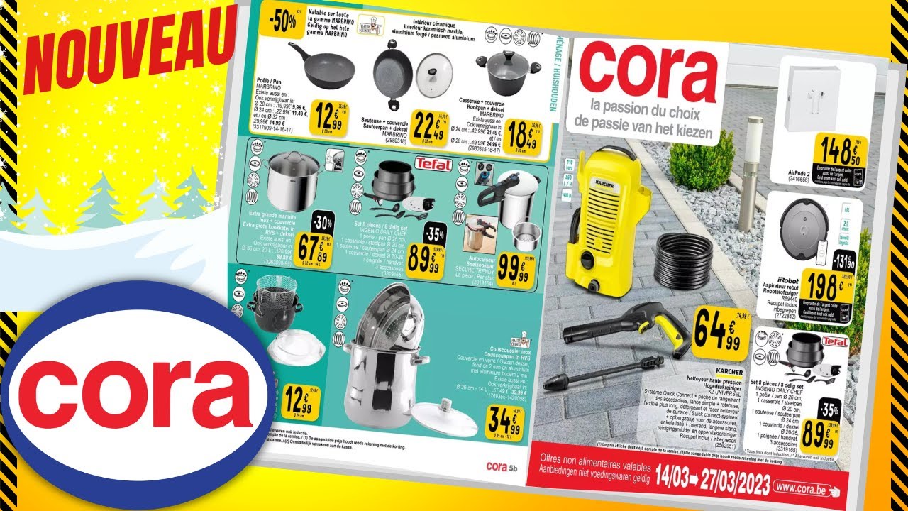 folder CORA du 14 au 27 mars 2023 🔴 Arrivage - BELGIQUE - YouTube