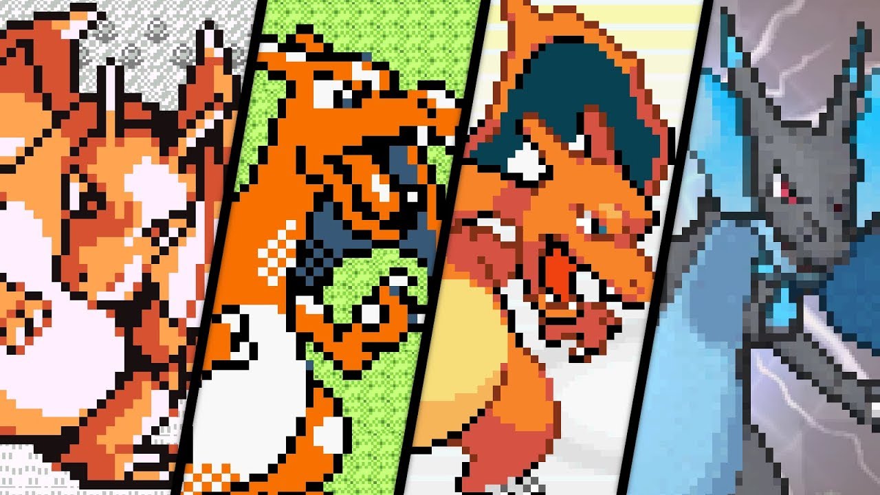 Evolution of Charizard in Pokémon Games (1996 - 2018) - YouTube