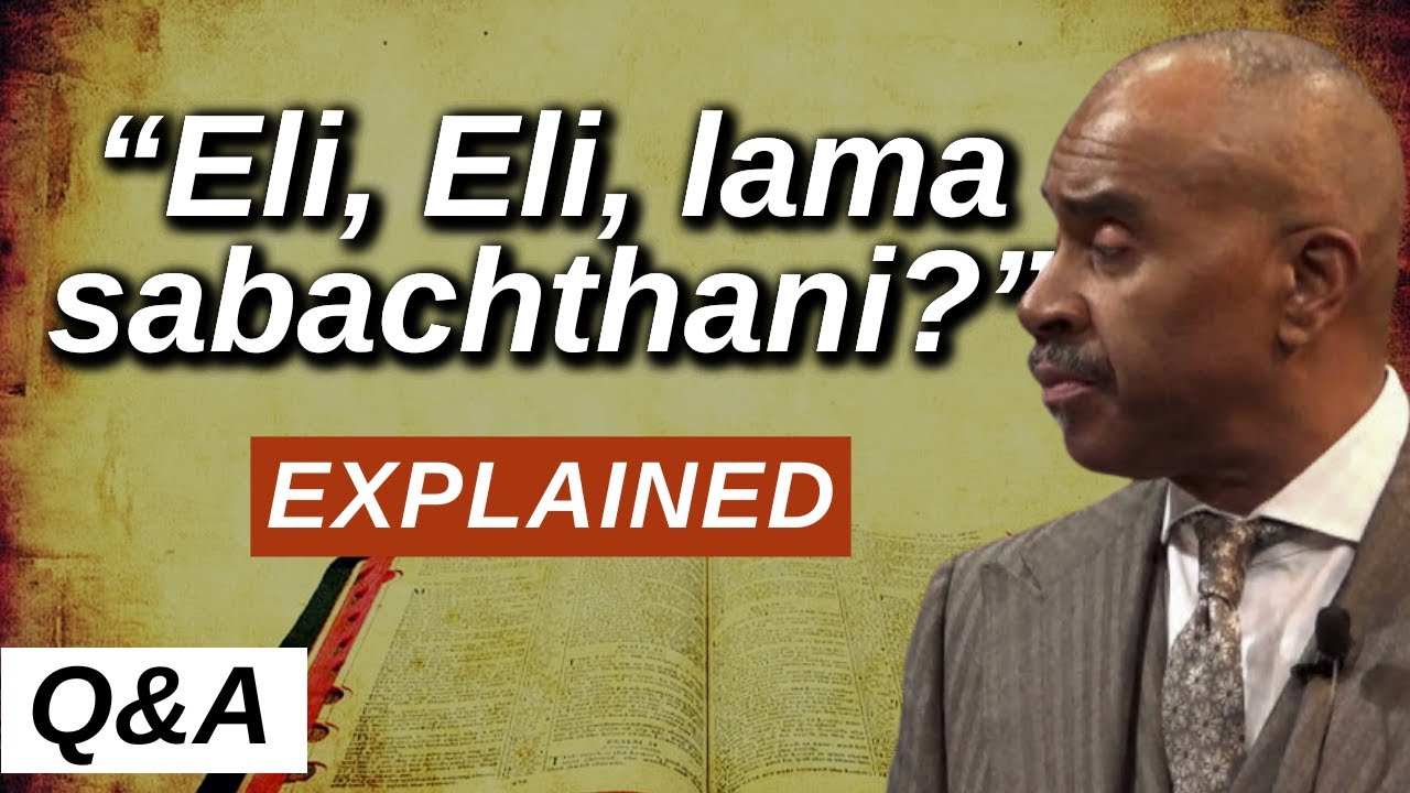 Pastor Gino Jennings Explains the Real Meaning of Matthew 27:46: 'Eli ...