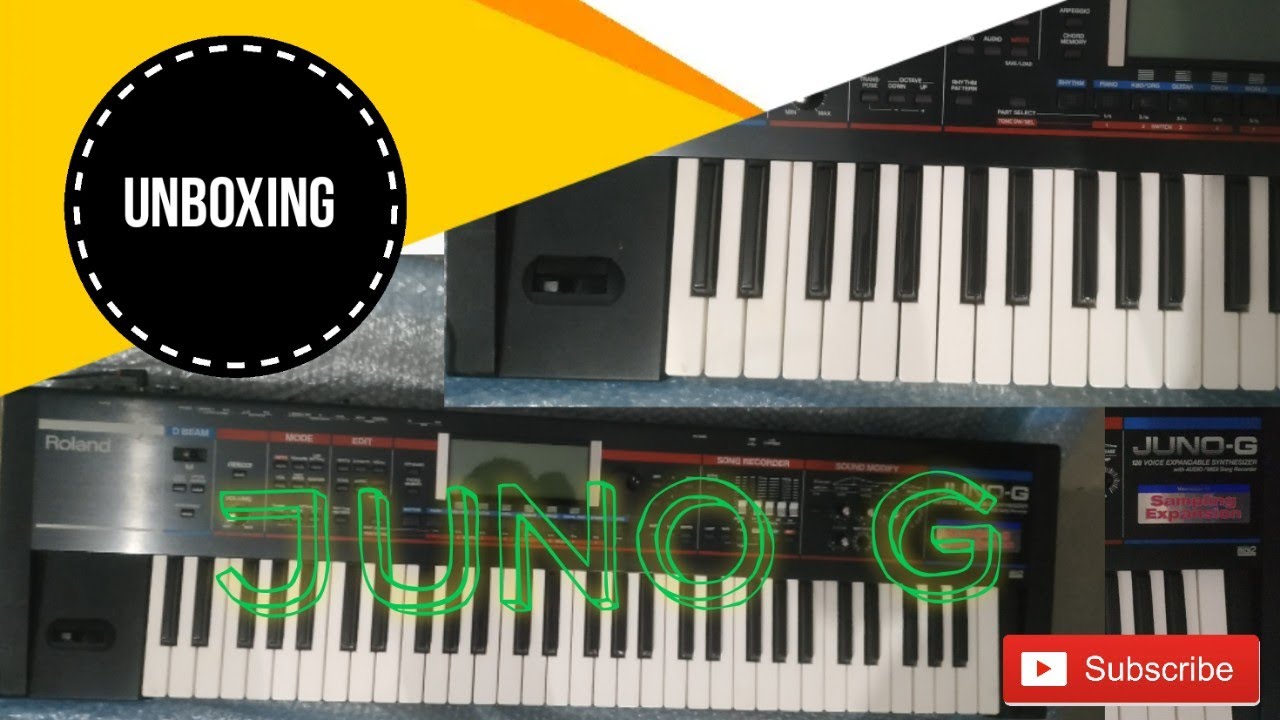 Imported Roland Juno G Keyboard Ver.2.0 Unboxing & Review #bethuadahari ...