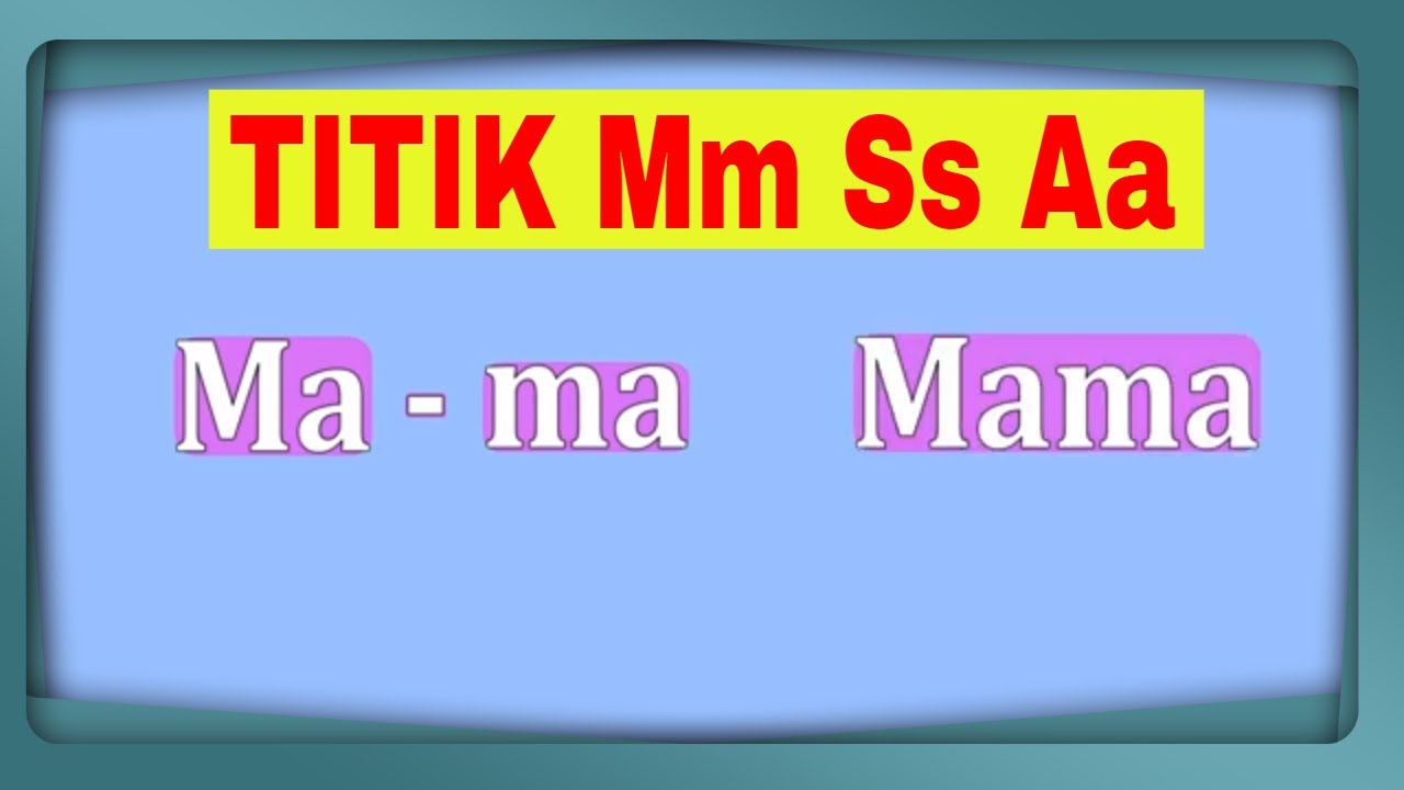 Pagbasa ng Tagalog | Letter Mm Ss Aa | with Audio Guide - YouTube