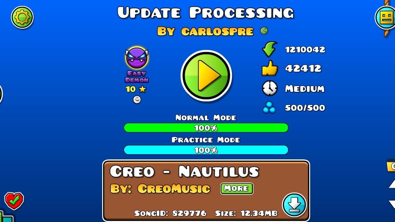 GD (Update processing) (2.2) - YouTube