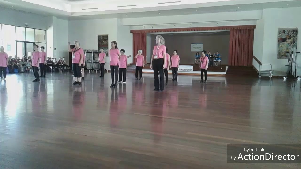 HAVANA CHA Line Dance - 2018 Senior Line Dance Roundup - Oahu - YouTube
