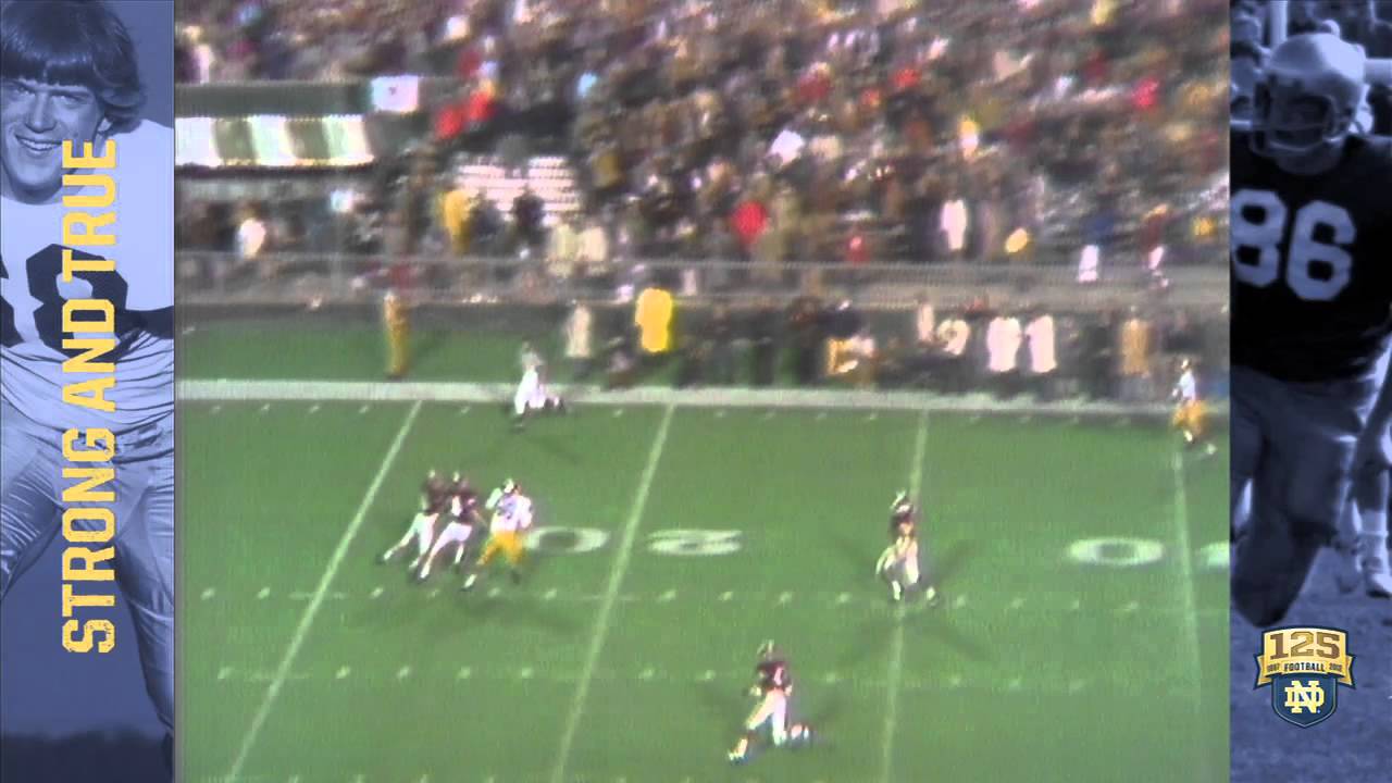 Dave Casper - Hall of Famer - 125 Years of Notre Dame Football - Moment ...