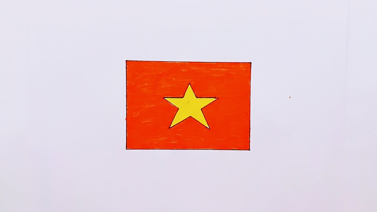 Vietnam Flag •| How to Draw Vietnam National Flag - YouTube