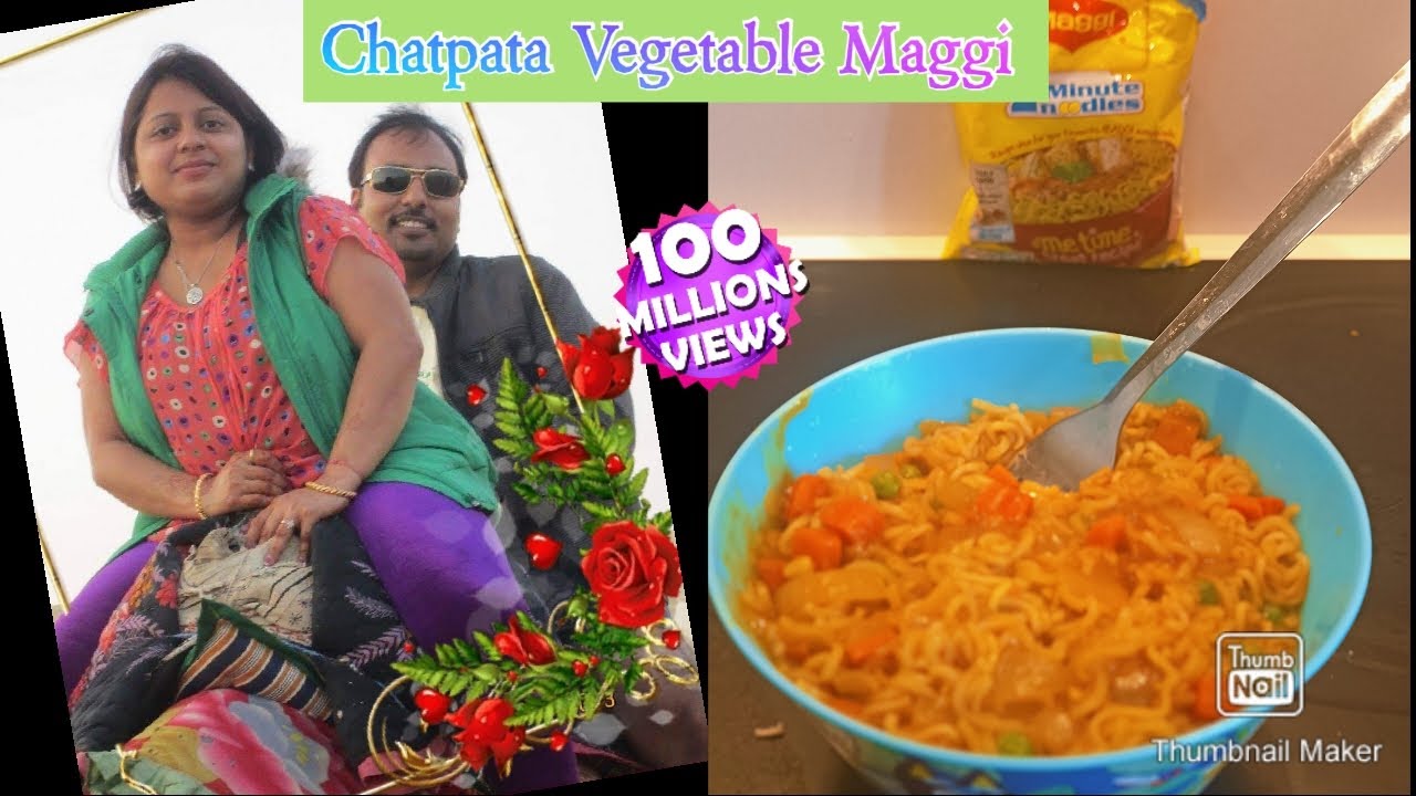 Chatpata Vegetable Maggi 😋 ️ - YouTube