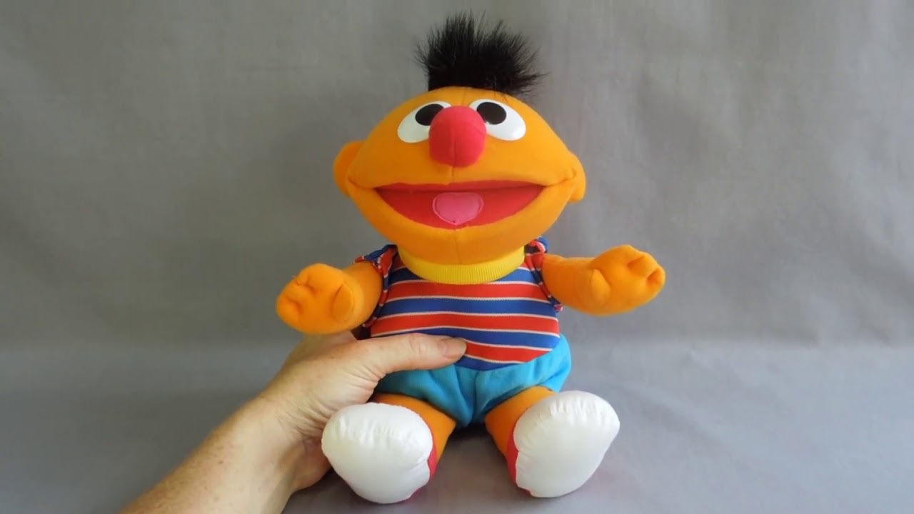 Tickle Me Ernie Sesame Street Muppet - YouTube