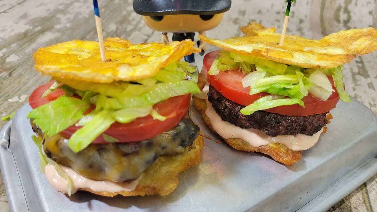 How to make an AWESOME Boricua Burger - YouTube