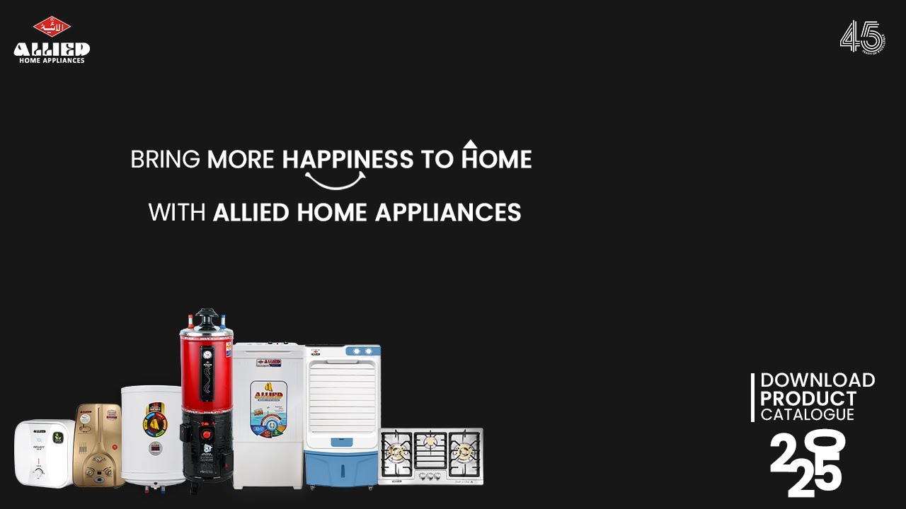 Allied Home Appliances – Product Range 2025 - YouTube
