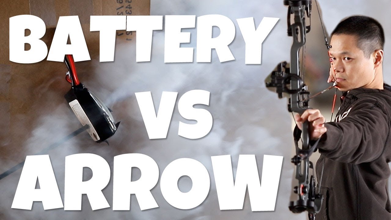 LiPo Battery Safety : LiPo BATTERY vs ARROW - YouTube