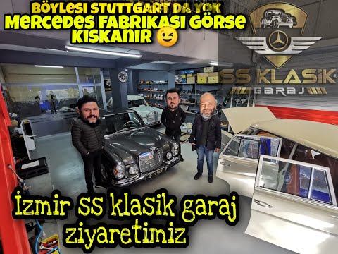 MERCEDES FABRİKASI GÖRSE KISKANIR l SS KLASİK GARAJ l İZMİR VLOG
