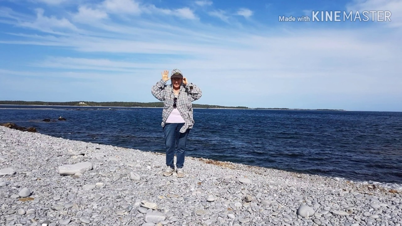 Me over 2 yrs ago. Me Last summer Louis Head Beach & breakwater - YouTube