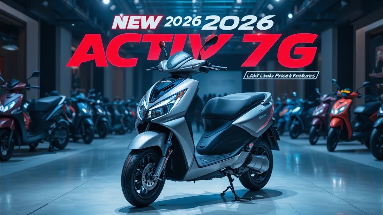 New 2026 Honda Activa 7G – FIRST LOOK | Launch, Features, Mileage ...
