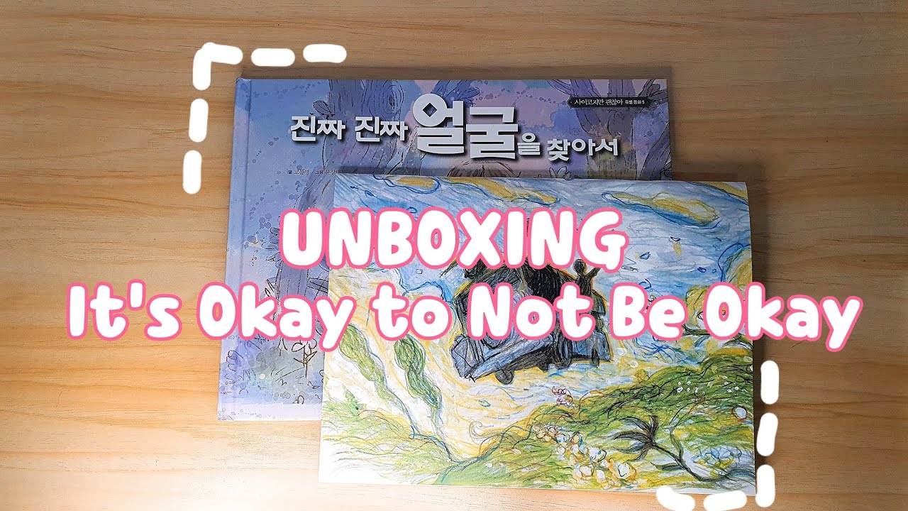 It's Okay to Not Be Okay Book Unboxing | Finding the Real Face | Korean ...