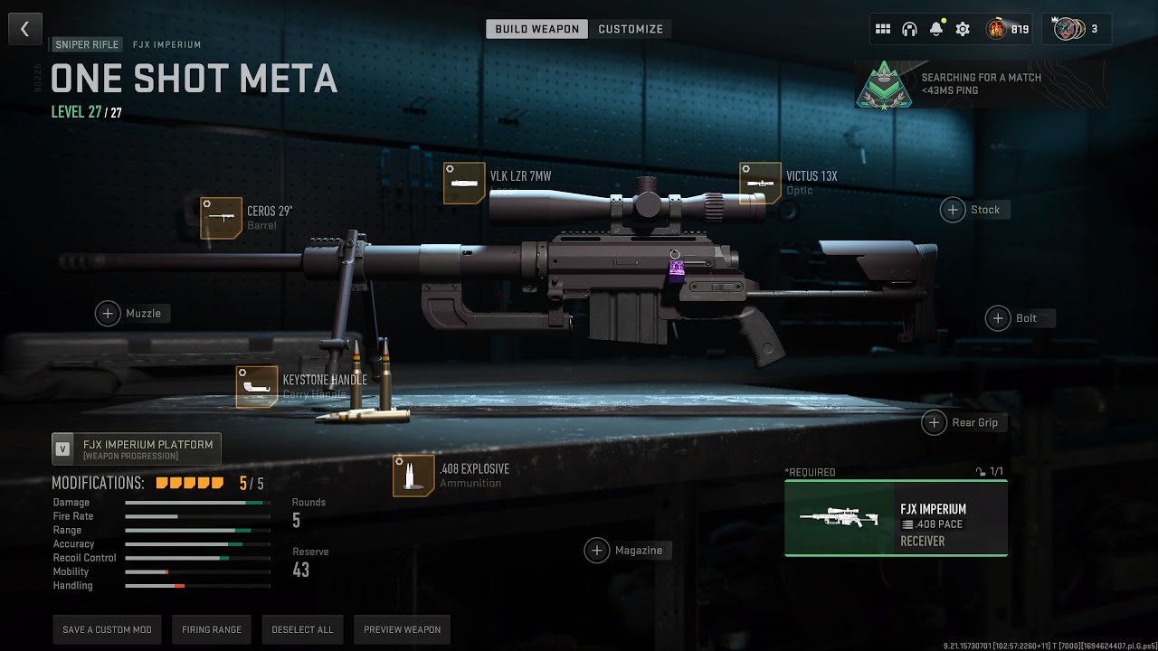 * ONE SHOT META* Sniper Meta Intervention 😱 - YouTube