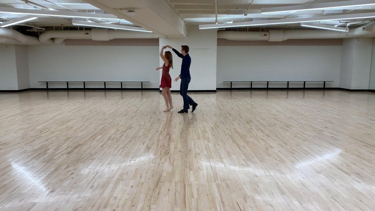 Cross-Step Waltz Mixer - Chained Grapevine Turns - YouTube