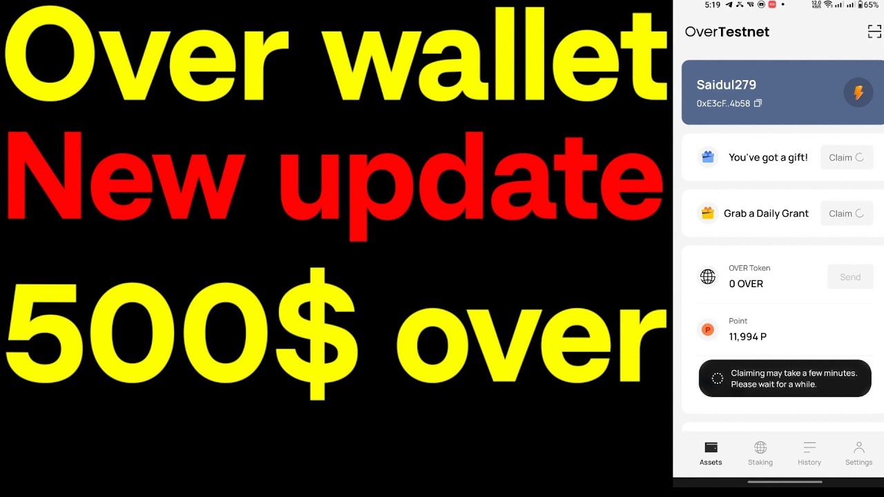 over wallet new update #overwallet - YouTube