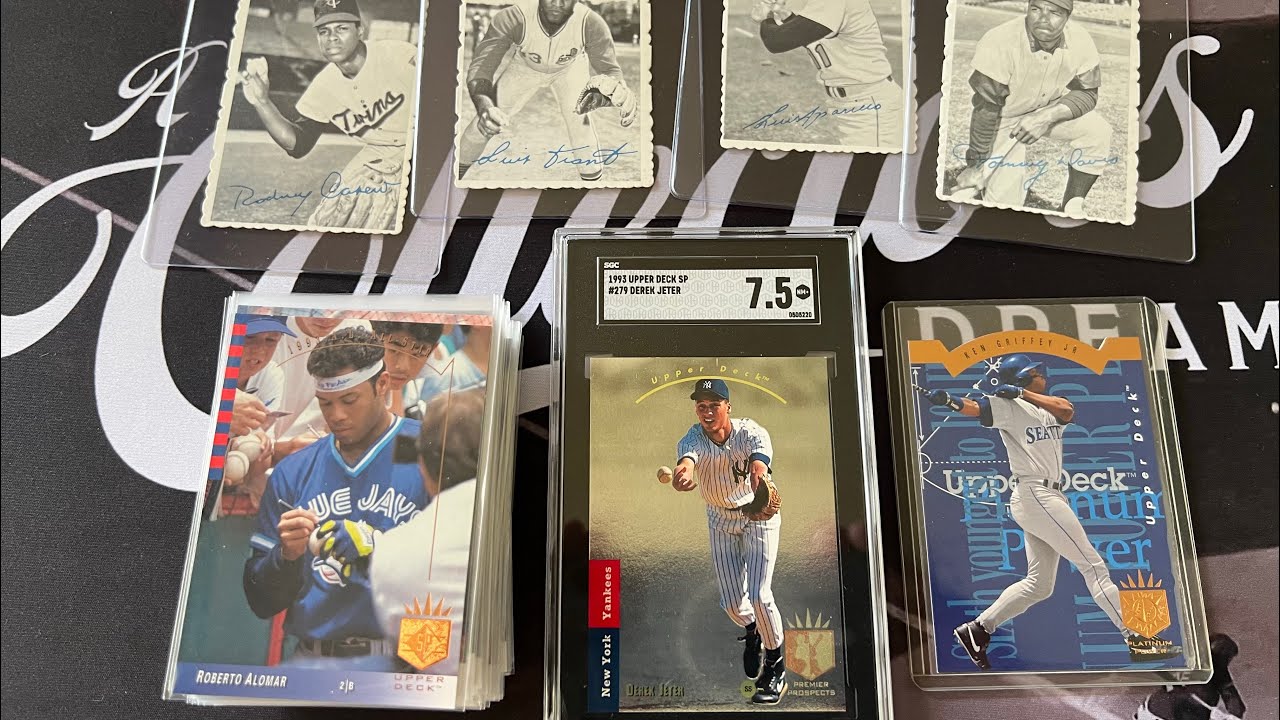 93’ Upper Deck SP Baseball Set - Jeter RC Best Set of the 90’s - YouTube
