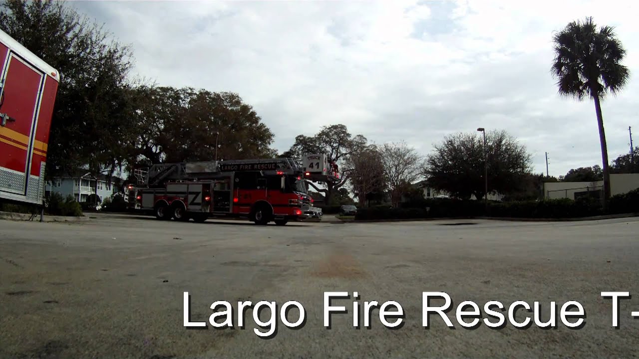 Largo Fire Rescue Truck 41 Drive Over GoPro HD.wmv - YouTube
