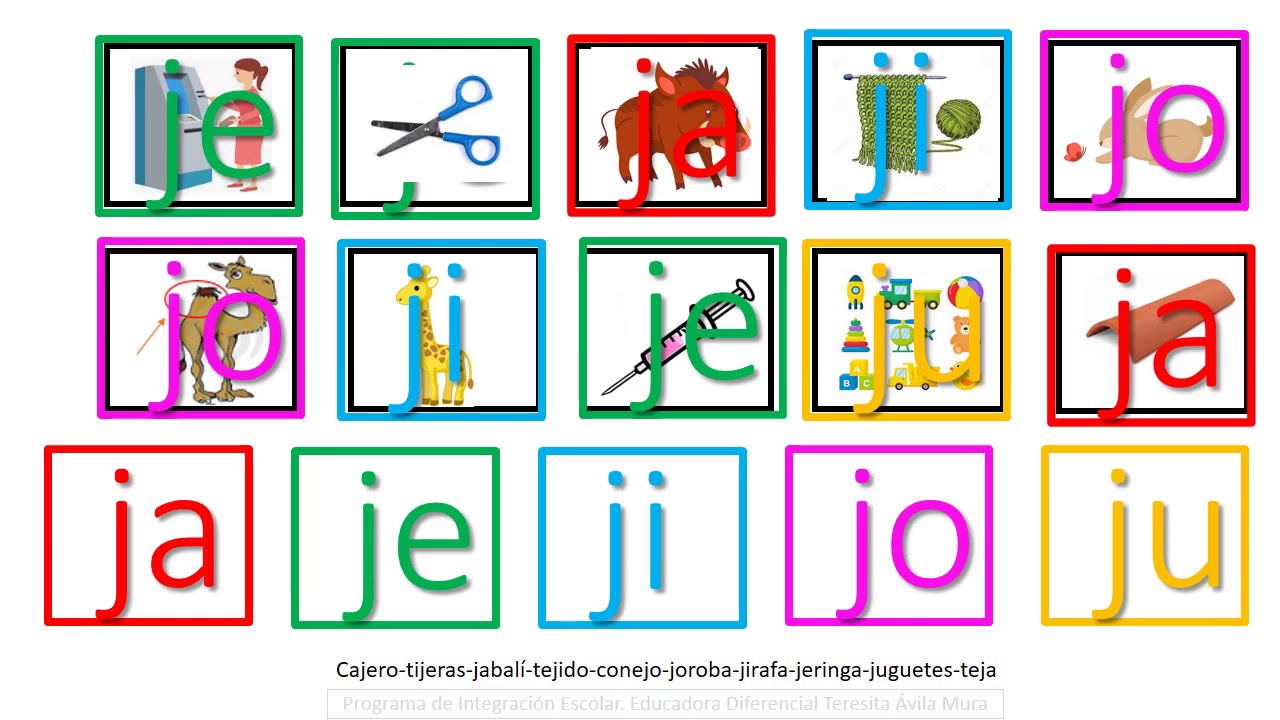 Leccion consonante J - YouTube