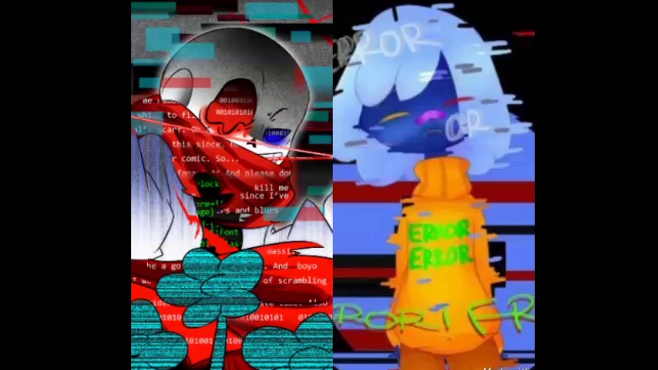 Fatal Error Sans Vs Error frisk Stronger than you Duet - YouTube