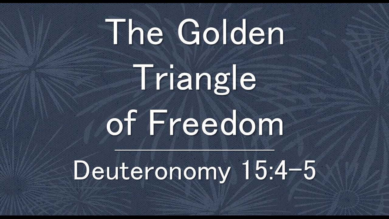 July 3, 2016 "The Golden Triangle of Freedom" - YouTube