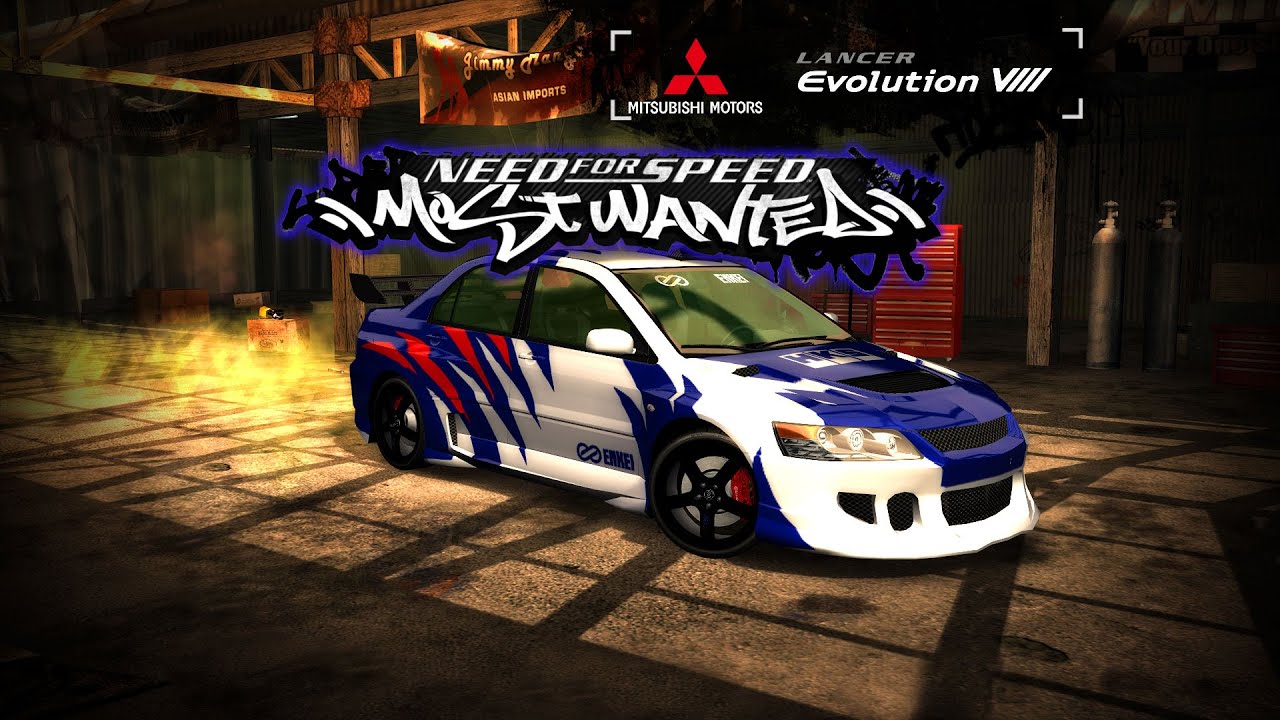 NFS Most Wanted Redux V3 | MITSUBISHI LANCER EVOLUTION 8 BY EARL ...