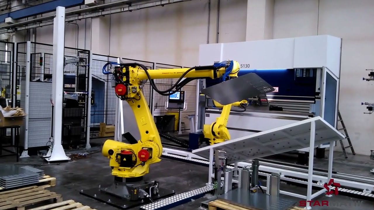 STARMATIK Twin robot TRUMPF - YouTube