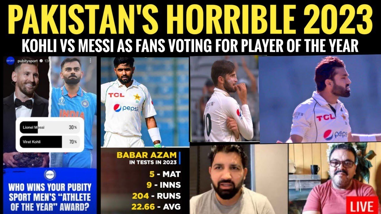 Kohli vs Messi? | Pakistan team’s performance in 2023 was a disaster ...