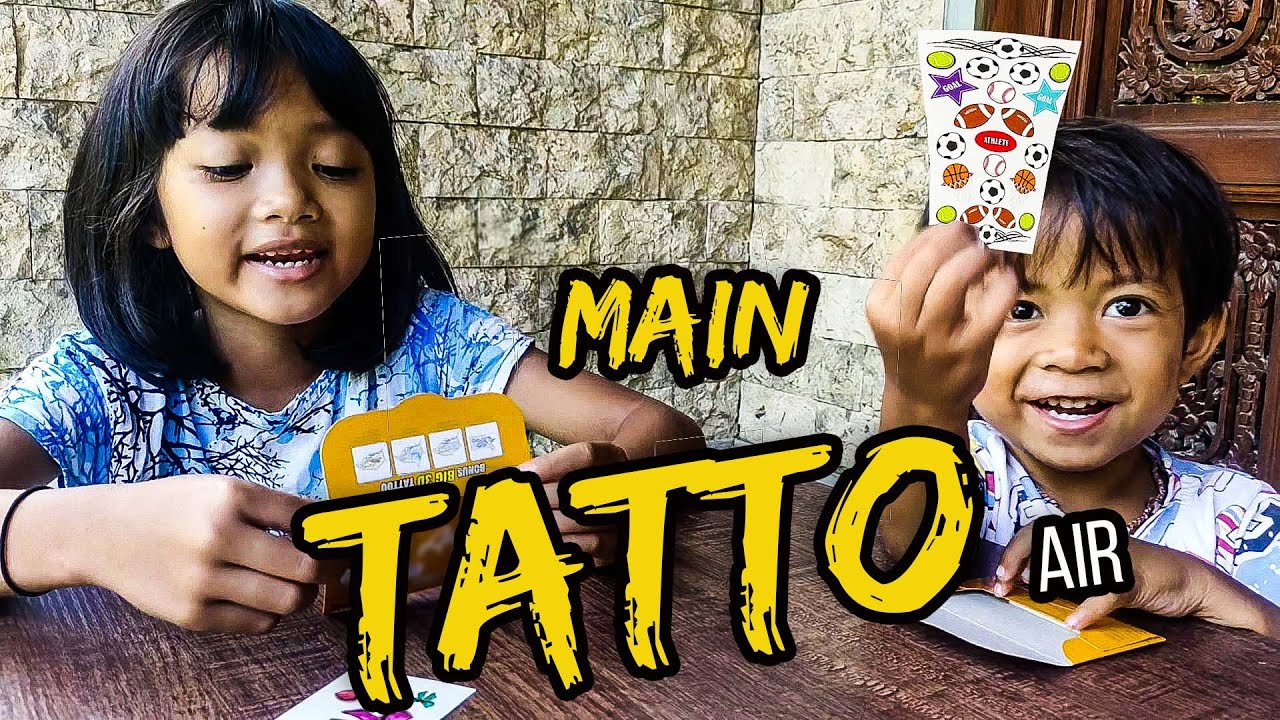 Mainan Anak Tato-tatoan yang bisa di hapus !! - YouTube