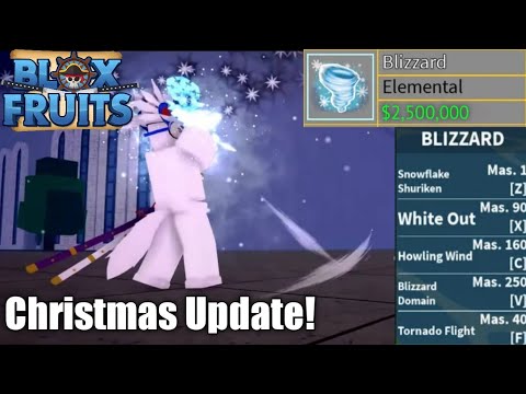 *NEW* Blizzard Fruit Showcase | Blox Fruits - YouTube