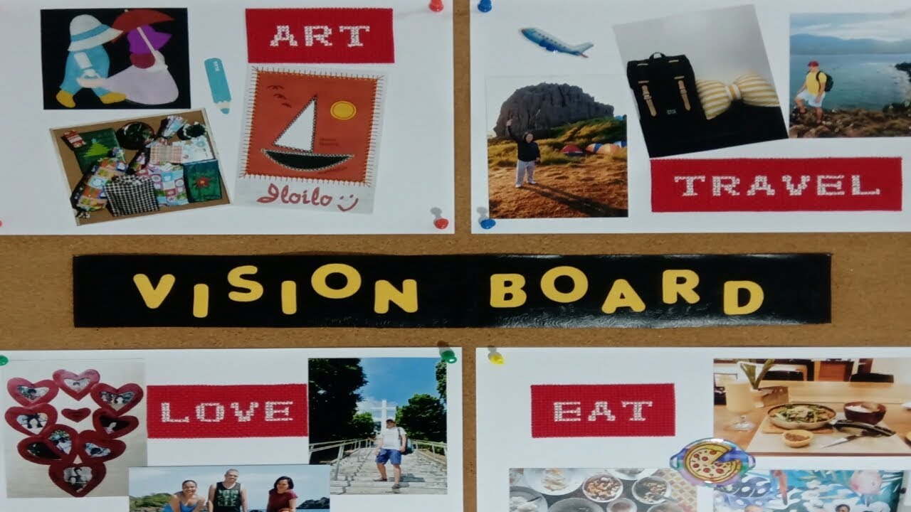 MY CREATIVE VISION BOARD FOR 2020 - YouTube