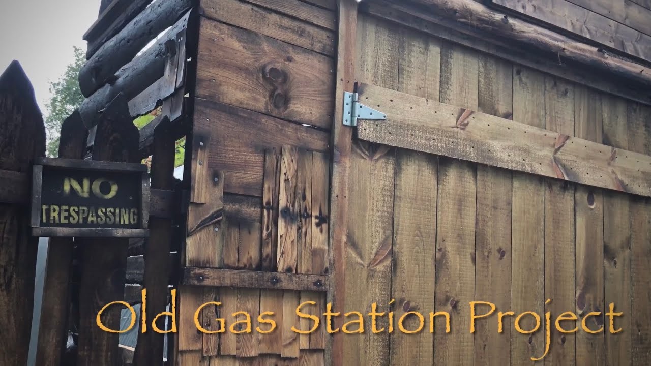 Slab Wood Vintage Sheds & Old Gas Stations ShelterLogic - YouTube