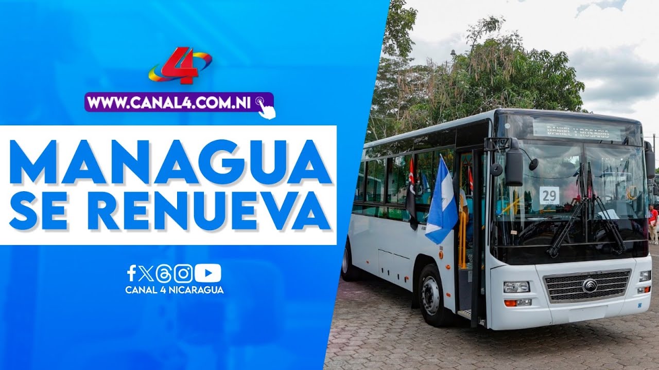 Managua se renueva: 117 nuevos buses Yutong fortalecen el transporte ...