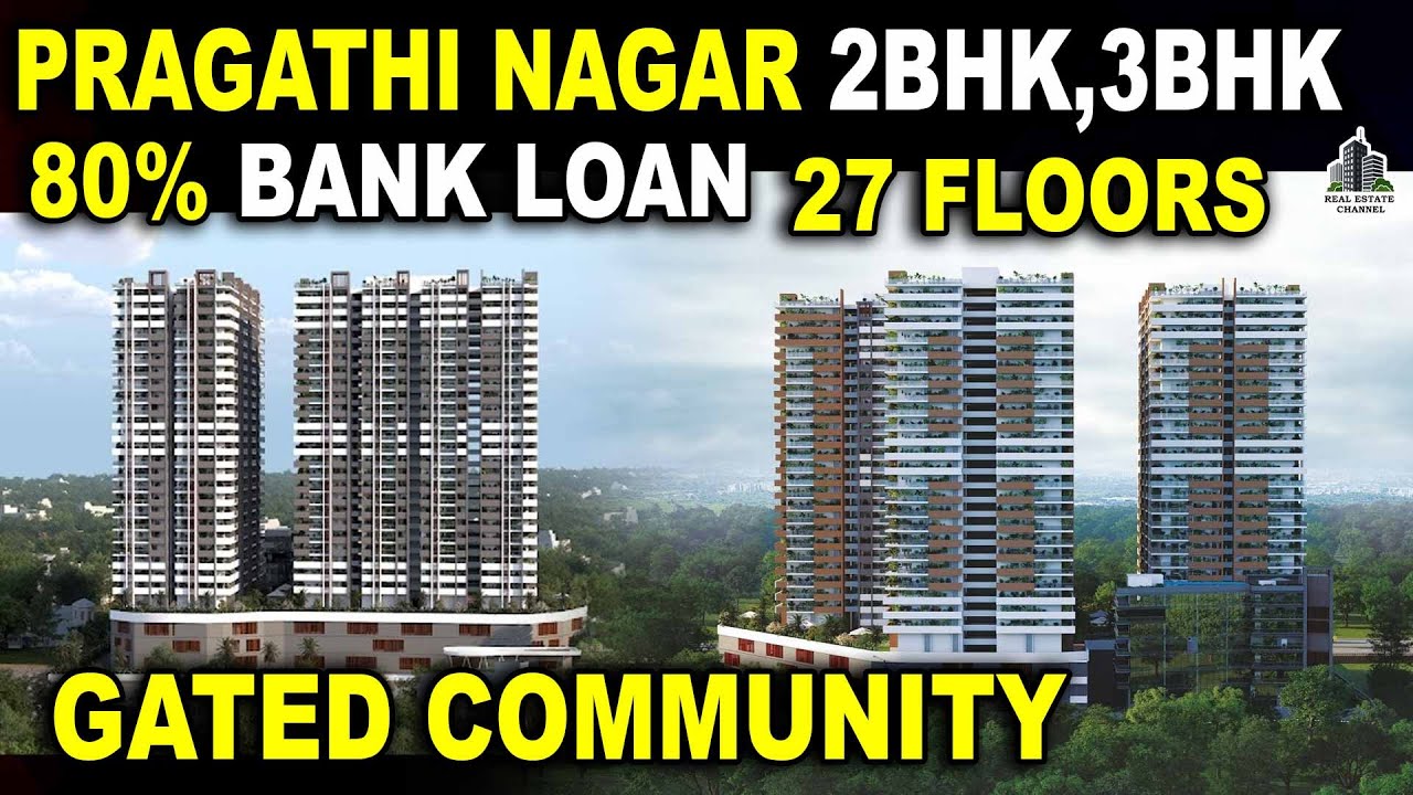 Pragathi Nagar High Rise Gated Community Project | 2bhk 3bhk Flats,Villas #2bhk #3bhk # ...