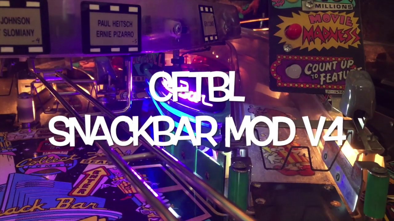 Creature From The Black Lagoon (CFTBL) Pinball - Snackbar Mod v4 - YouTube