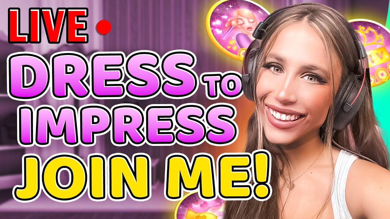 PLAY DRESS TO IMPRESS W ME! ROAD TO TOP MODEL!!!👑! Come Hang! | Interactive - YouTube