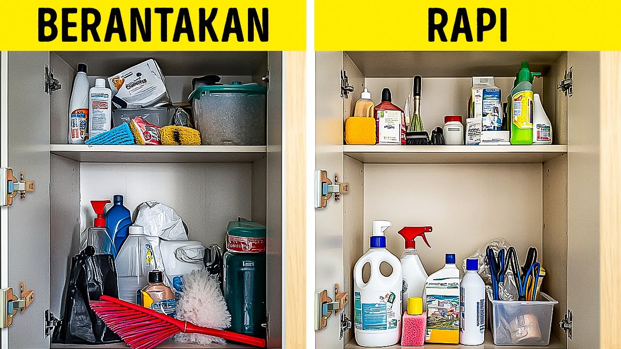 Organisasi Hemat Ruang Kecil dalam 5 Menit: Ide Keren untuk Rumah Rapi ...