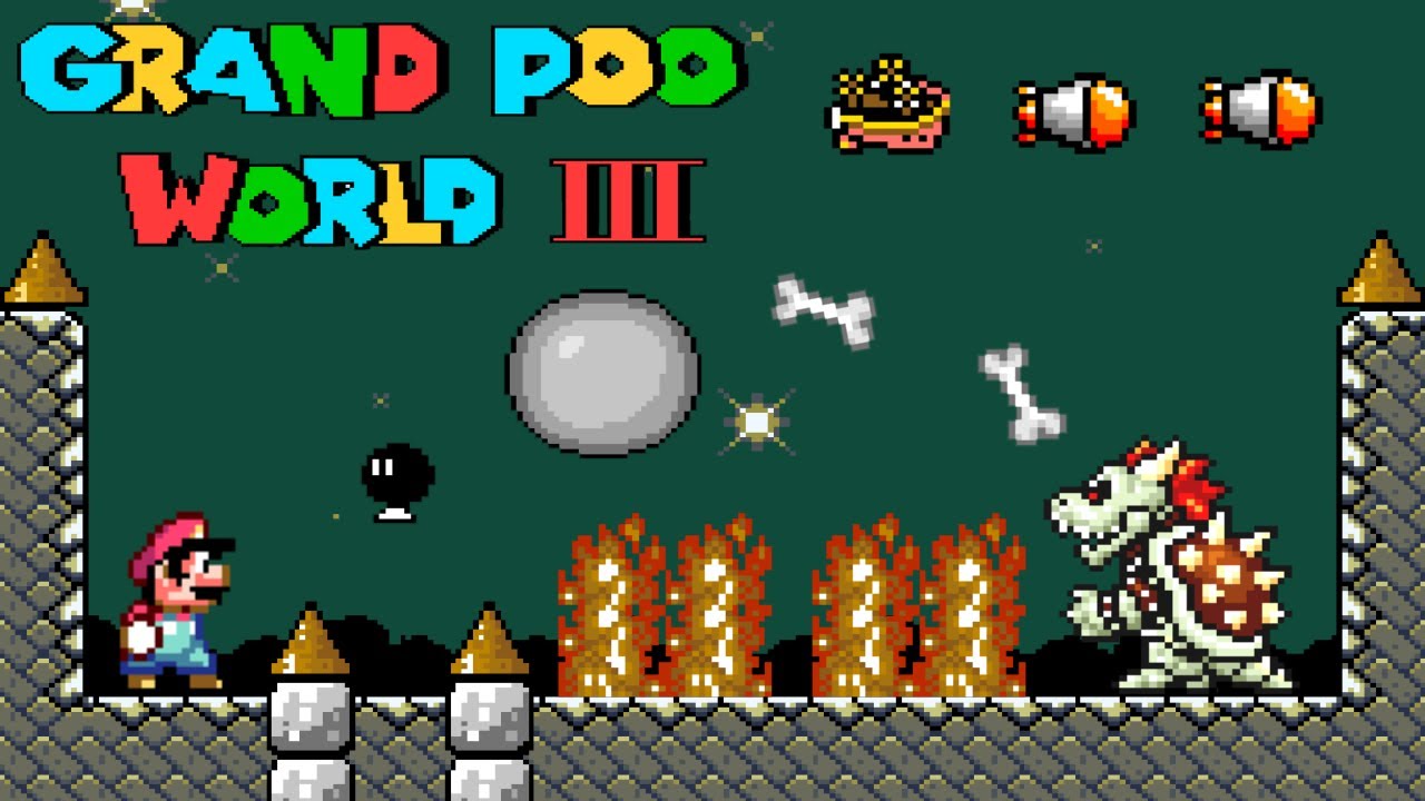 Grand Poo World 3: Final Level + Final Boss [TAS] - YouTube